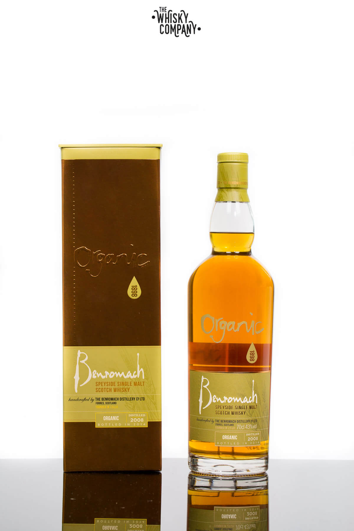 Benromach Organic Speyside Single Malt Scotch Whisky (700ml)