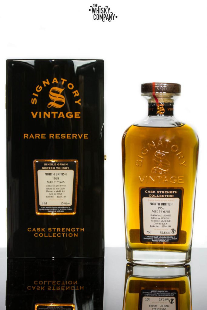 Signatory Vintage 1959 North British 51 Years Old Single Grain Scotch ...