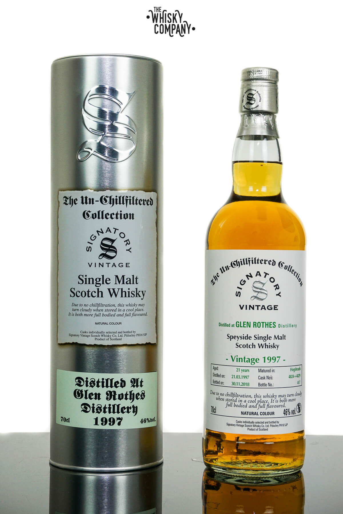 Glen Rothes 1997 Aged 21 Years - Signatory Vintage (700ml)
