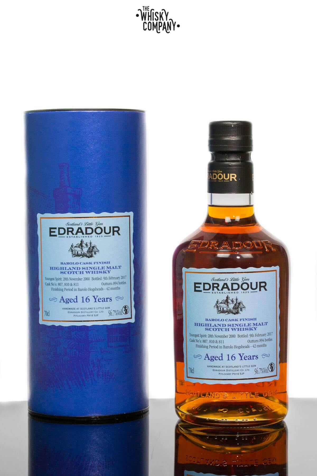 Edradour Aged 17 Years Bordeaux Cask Finish Single Malt Scotch Whisky