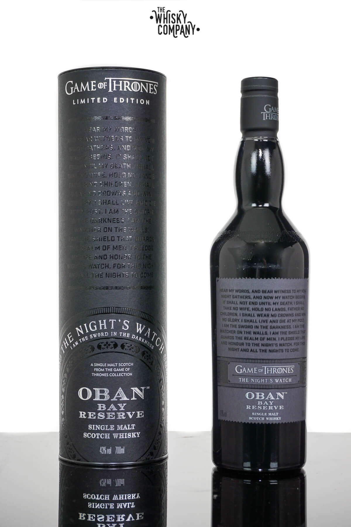 Game of Thrones Nights Watch Oban Bay Reserve Single Malt Collection ...