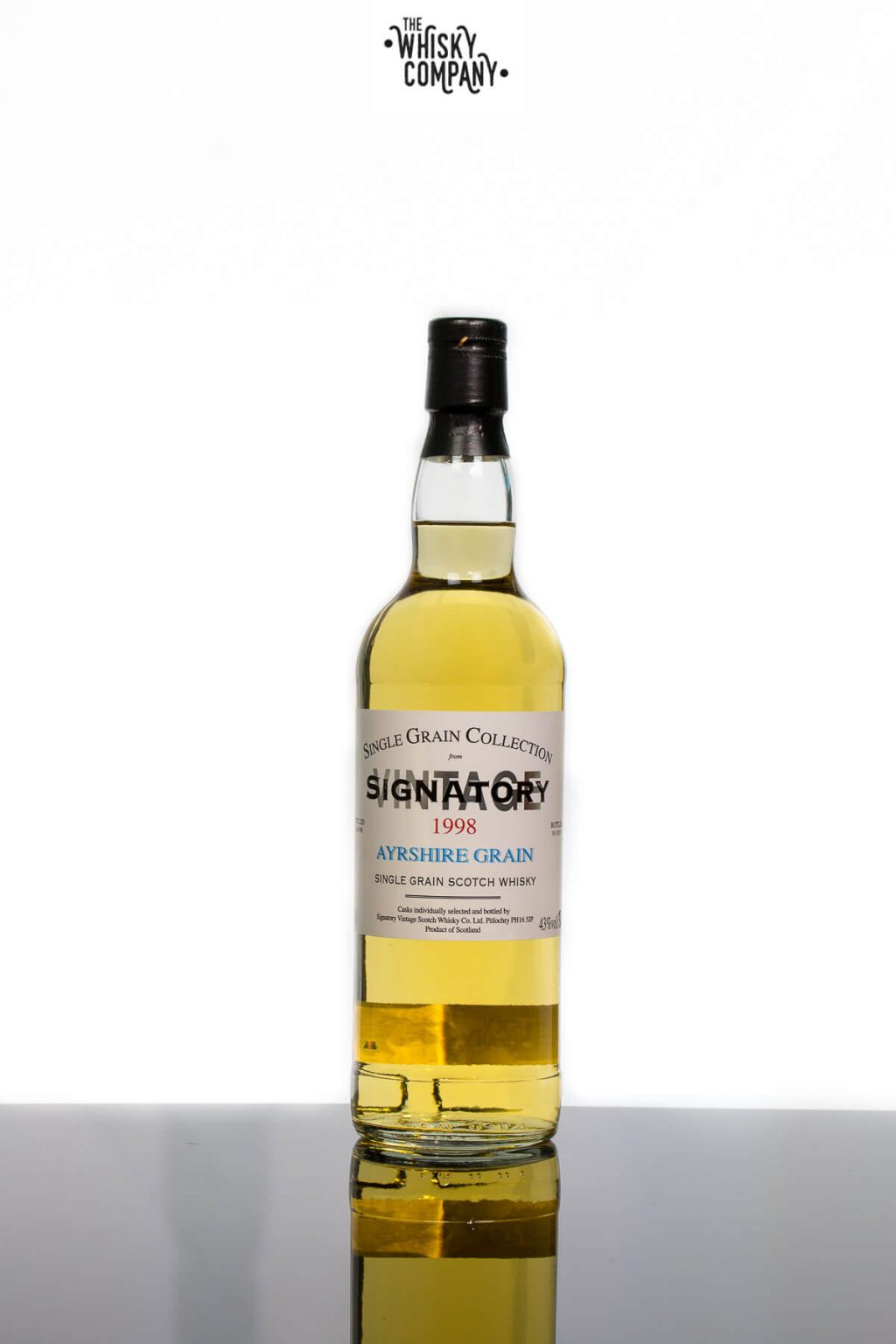Signatory Vintage 1998 Ayrshire Grain 17 Years Old Single Grain Scotch ...