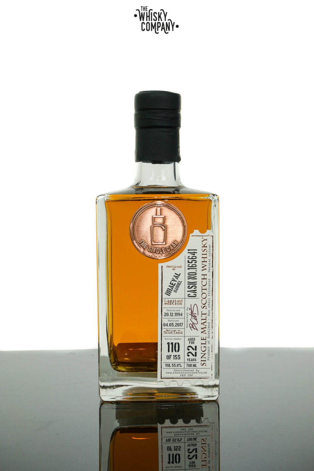 1994 TSC Braeval Aged 22 Years Single Malt Scotch Whisky (700ml)