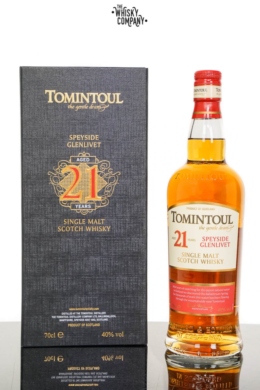 Tomintoul 21 Years Old | Speyside Scotch | The Whisky Company