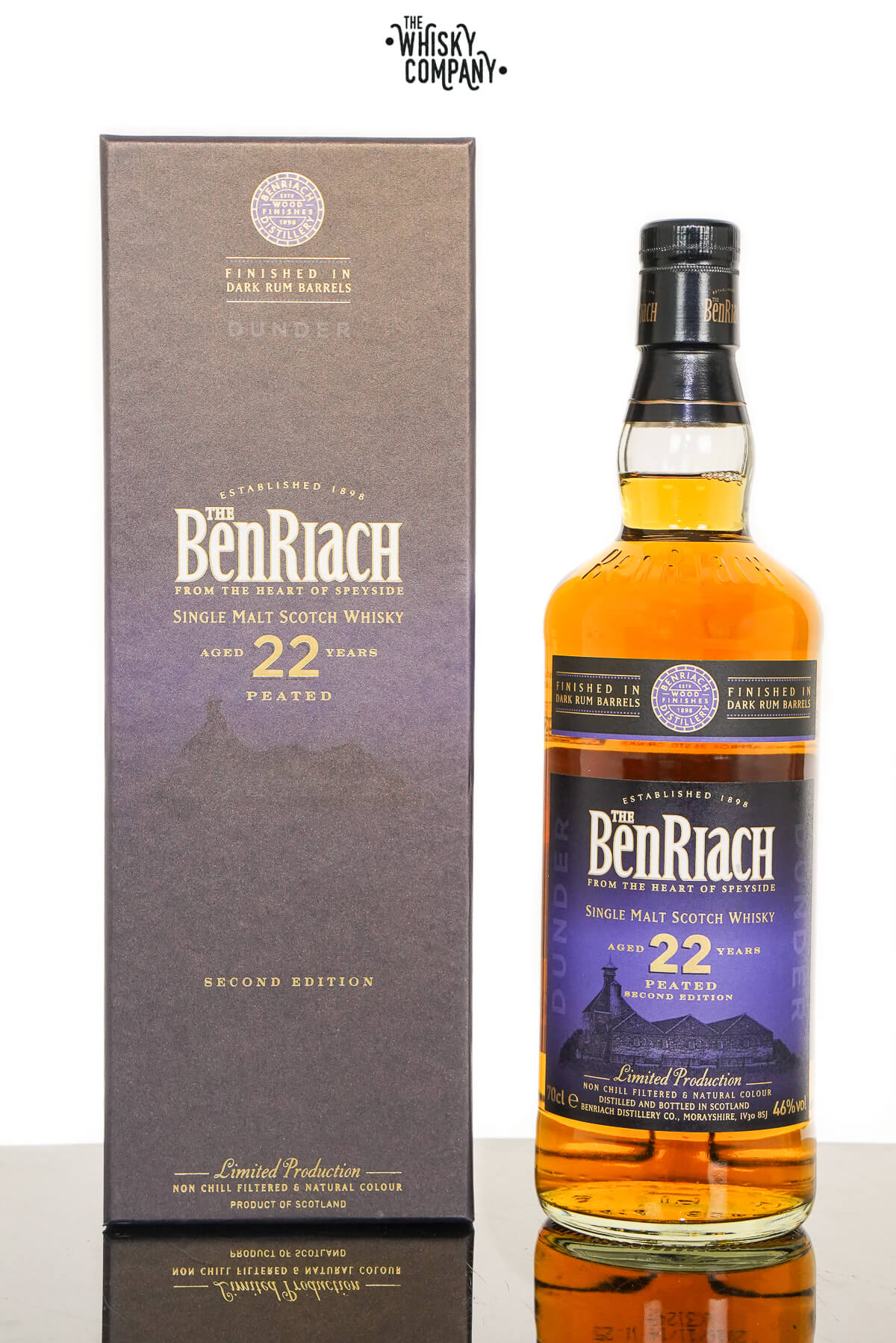 BenRiach Dunder Aged 22 Years | Scotch Whisky | The Whisky Company