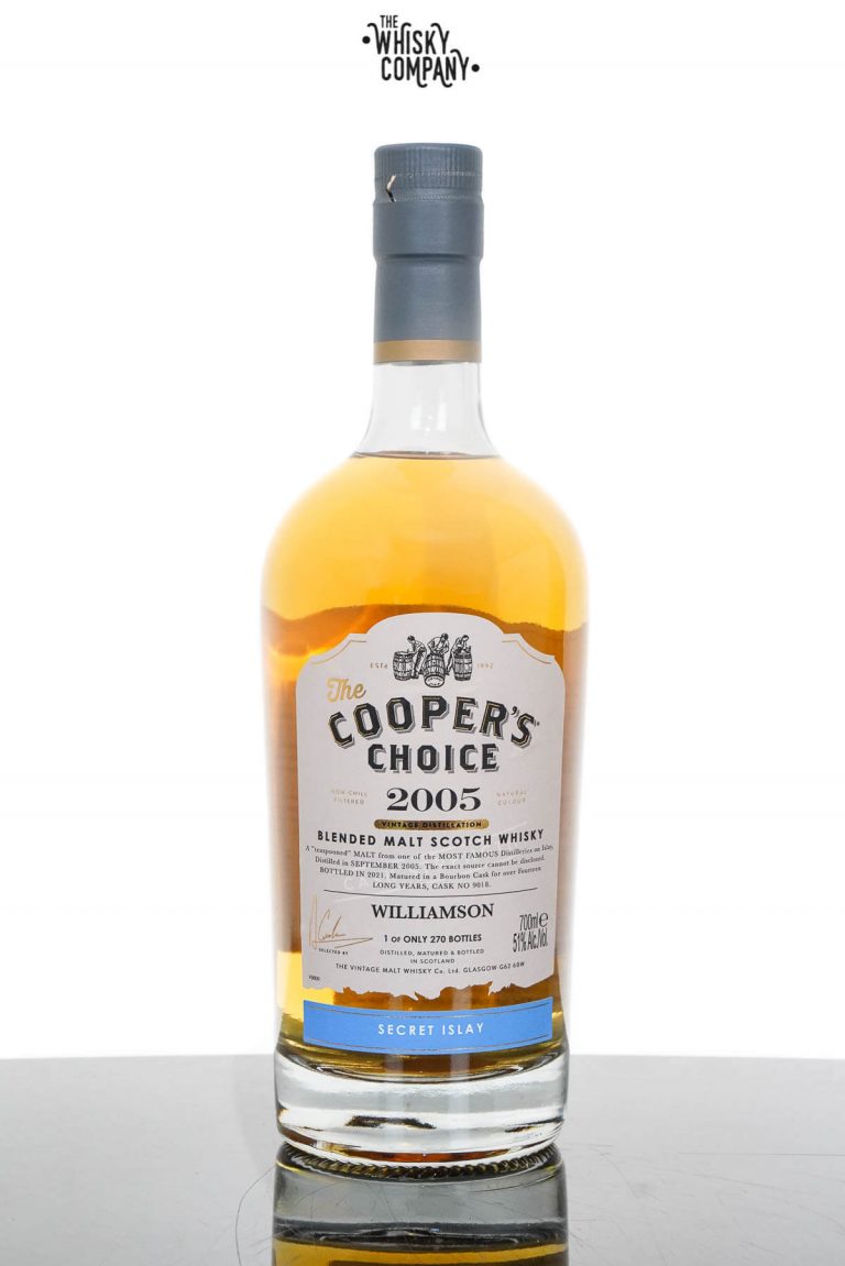 Williamson 2005 Aged 14 Years | Blended Scotch Whisky | The Cooper's Choice