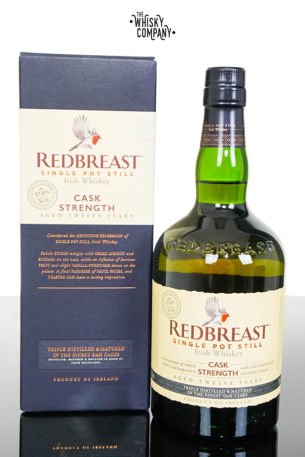 Redbreast Aged 12 Years Cask Strength Edition Irish Single Pot Still ...
