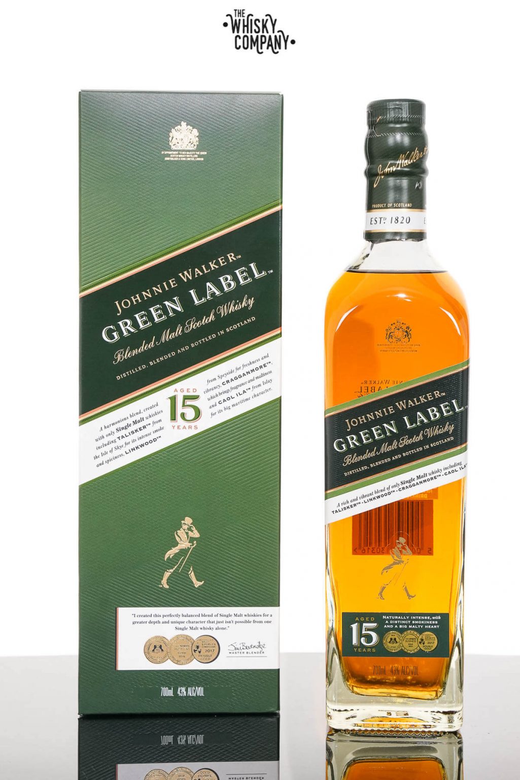 Johnnie Walker Green Label Scotch Whisky | The Whisky Comapny