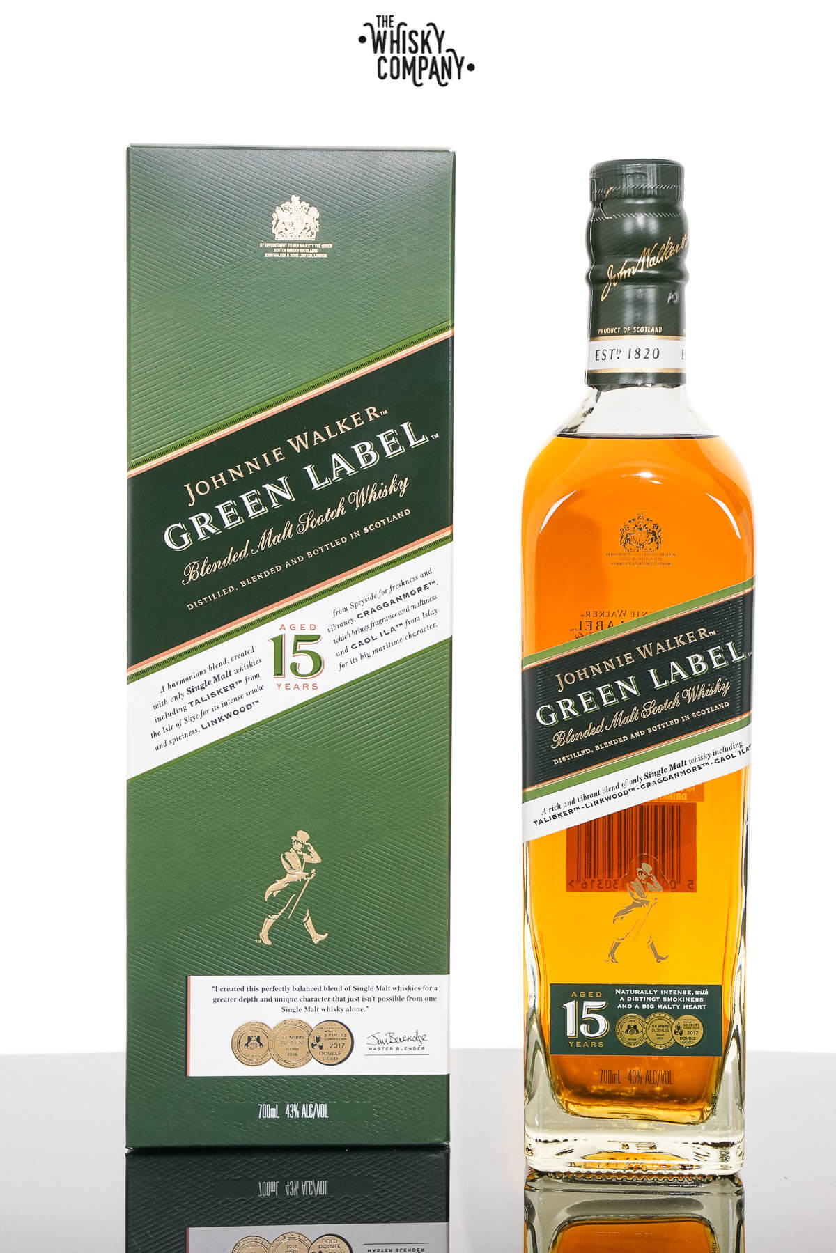 Johnnie Walker Green Label Scotch Whisky | The Whisky Comapny