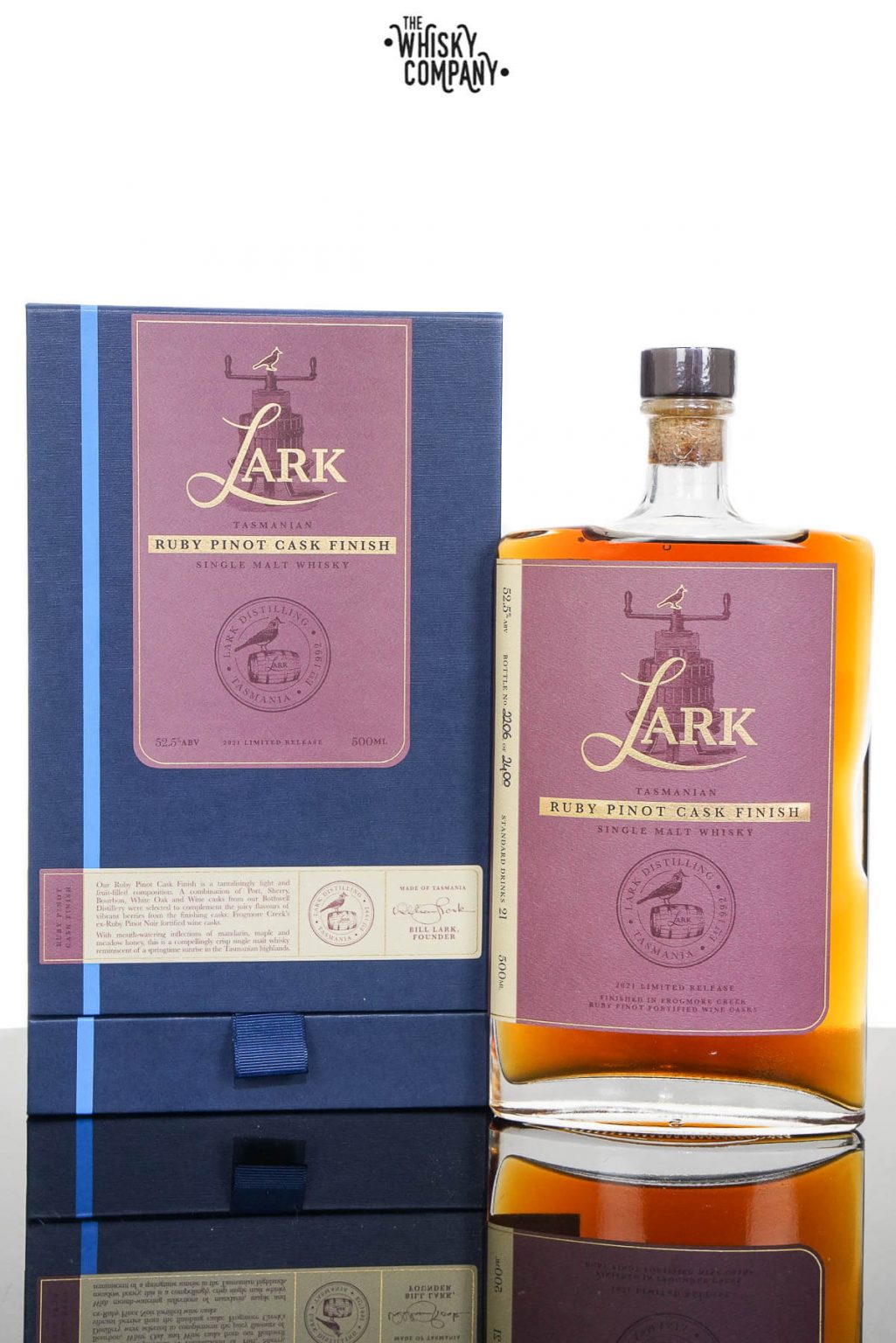 Lark Ruby Pinot Cask Finish | Tasmanian Single Malt Whisky | The Whisky ...