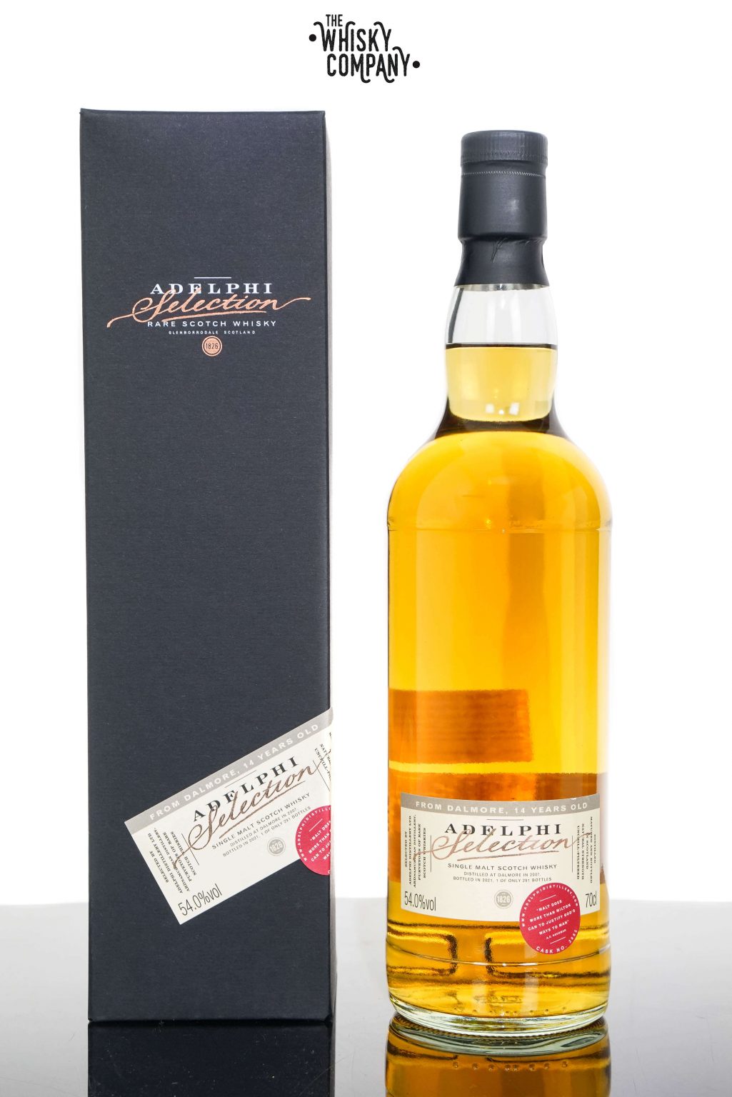 Dalmore 2007 Aged 14 Years Single Malt Scotch Whisky - Adelphi #3065 ...
