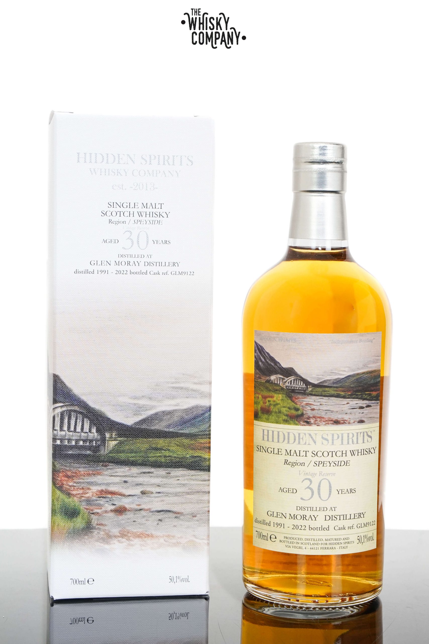 Glen Moray 1991 Aged 30 Years | Single Malt Scotch Whisky | Hidden Spirits