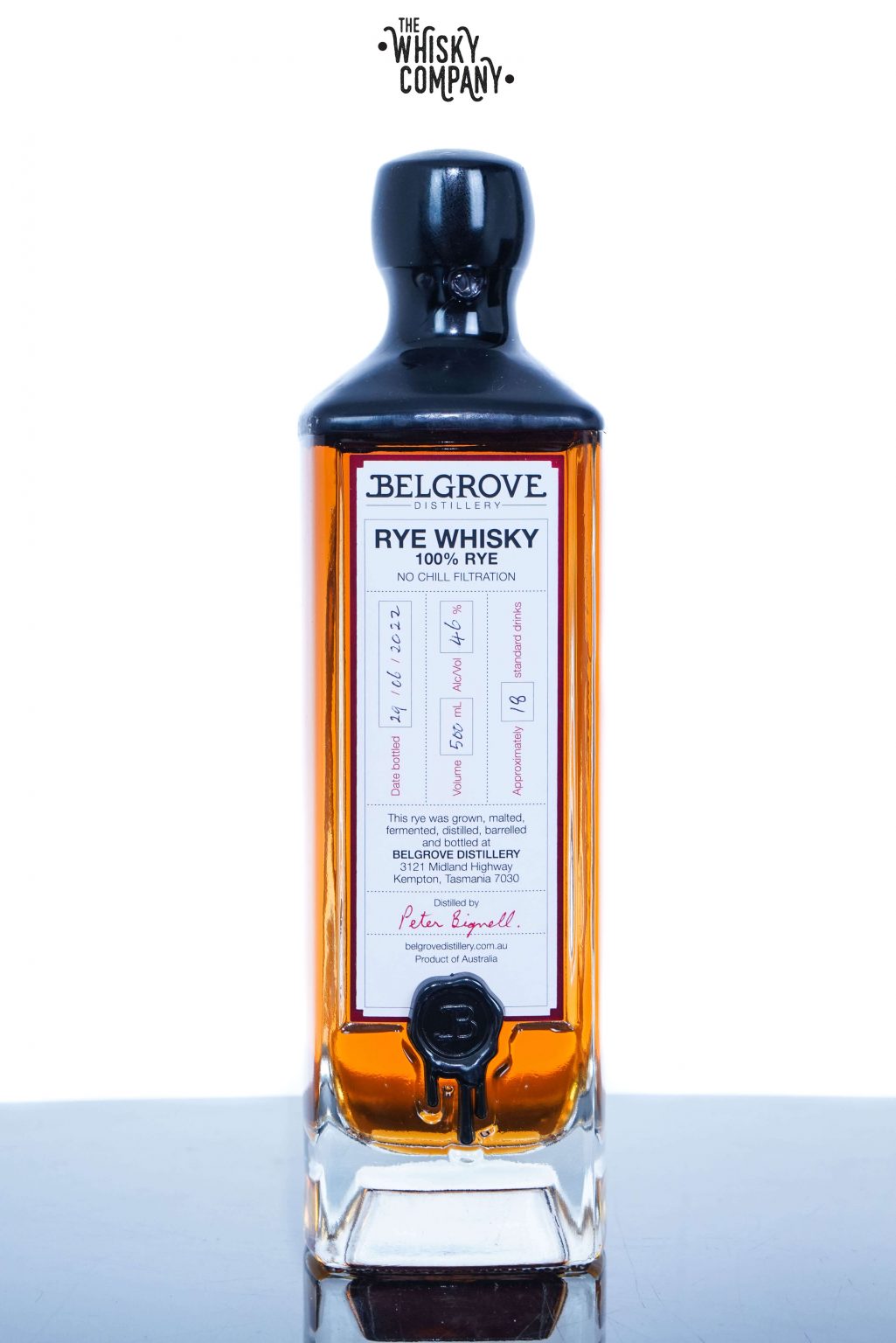 Belgrove Rye Australian Whisky | Tasmanian Whiskey | The Whisky Company