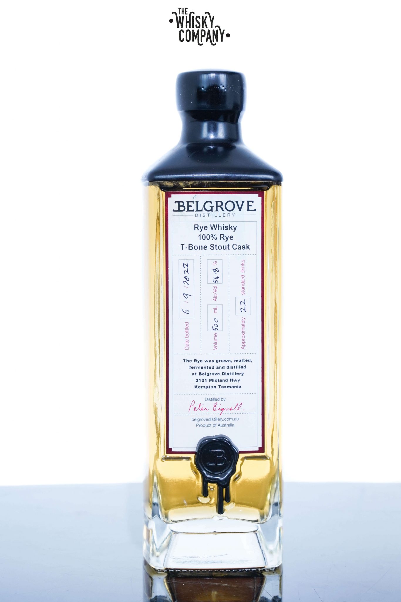 Belgrove T-Bone Stout Cask Rye Whisky | The Whisky Company