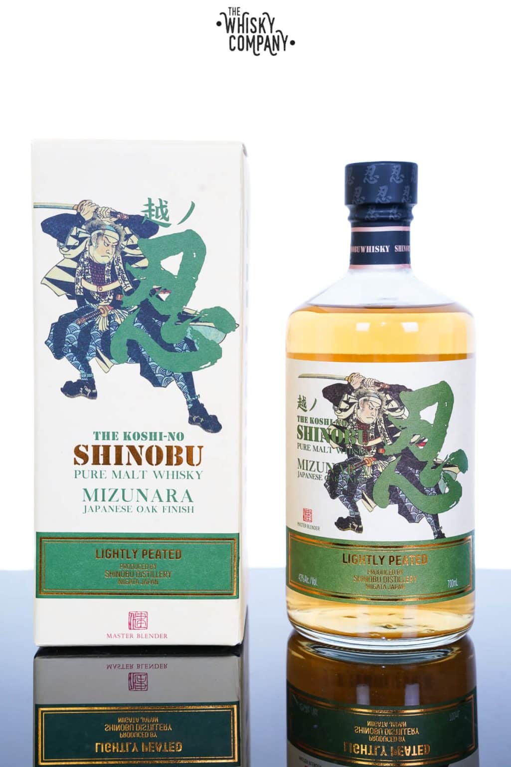 Shinobu Pure Malt Lightly Peated Japanese Whisky | Mizunara Oak